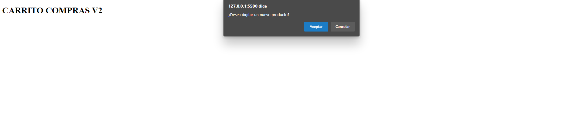 GitHub - pamoncadacas/CARRITO-DE-COMPRAS-VERSIONES