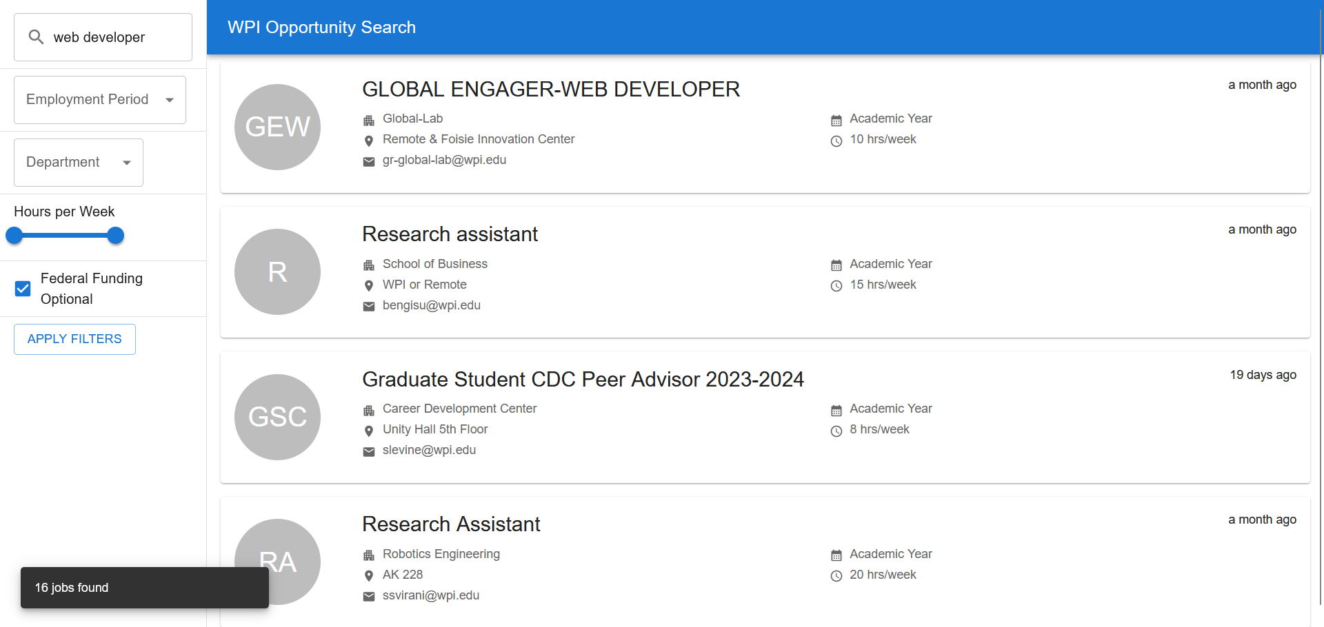 GitHub - hzgand/wpi-opportunity-search: An easy tool to streamline job posting and search at WPI