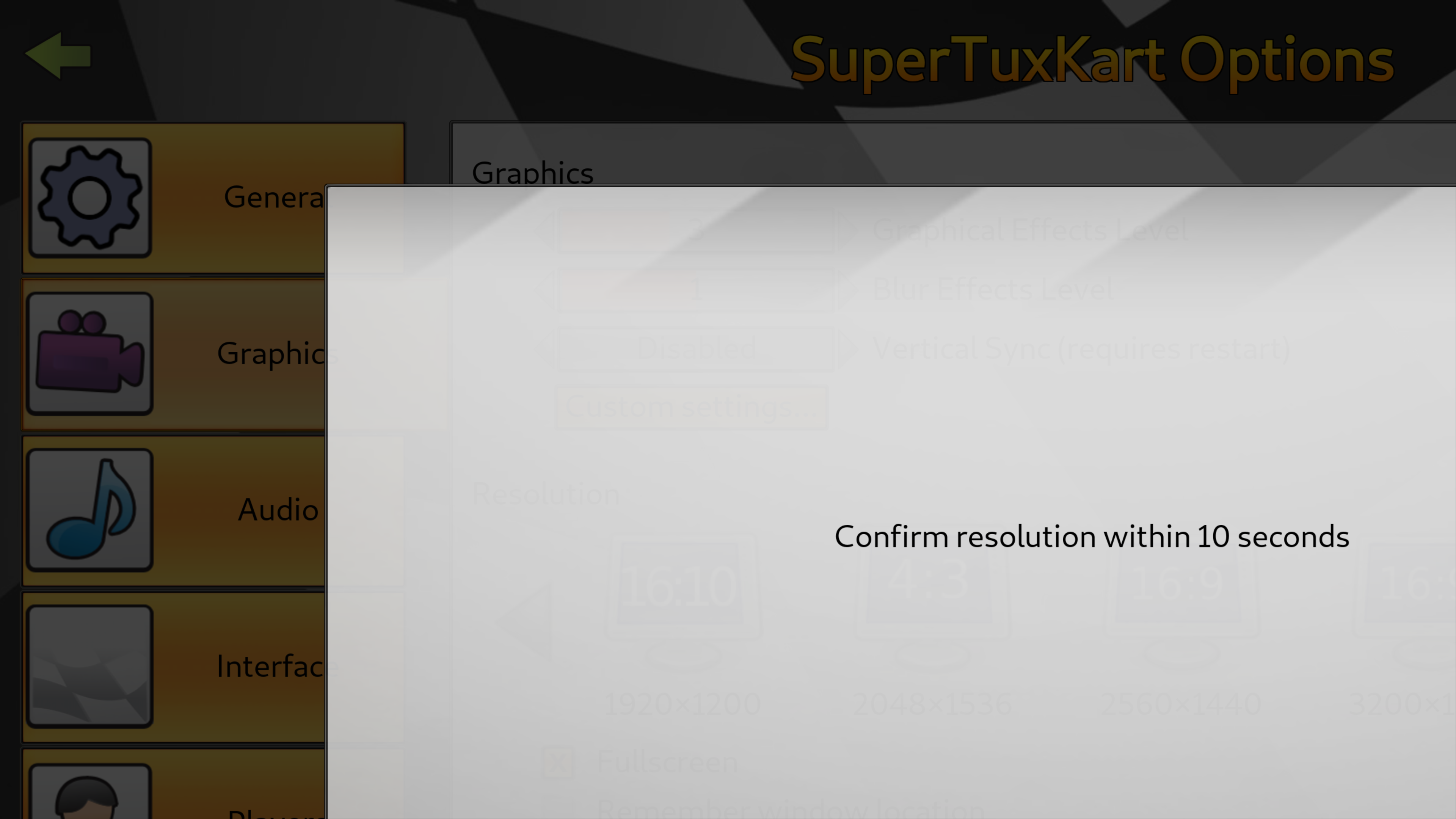 Fullscreen broken with non-native resolutions [linux, cinammon] · Issue #3409 · supertuxkart/stk ...