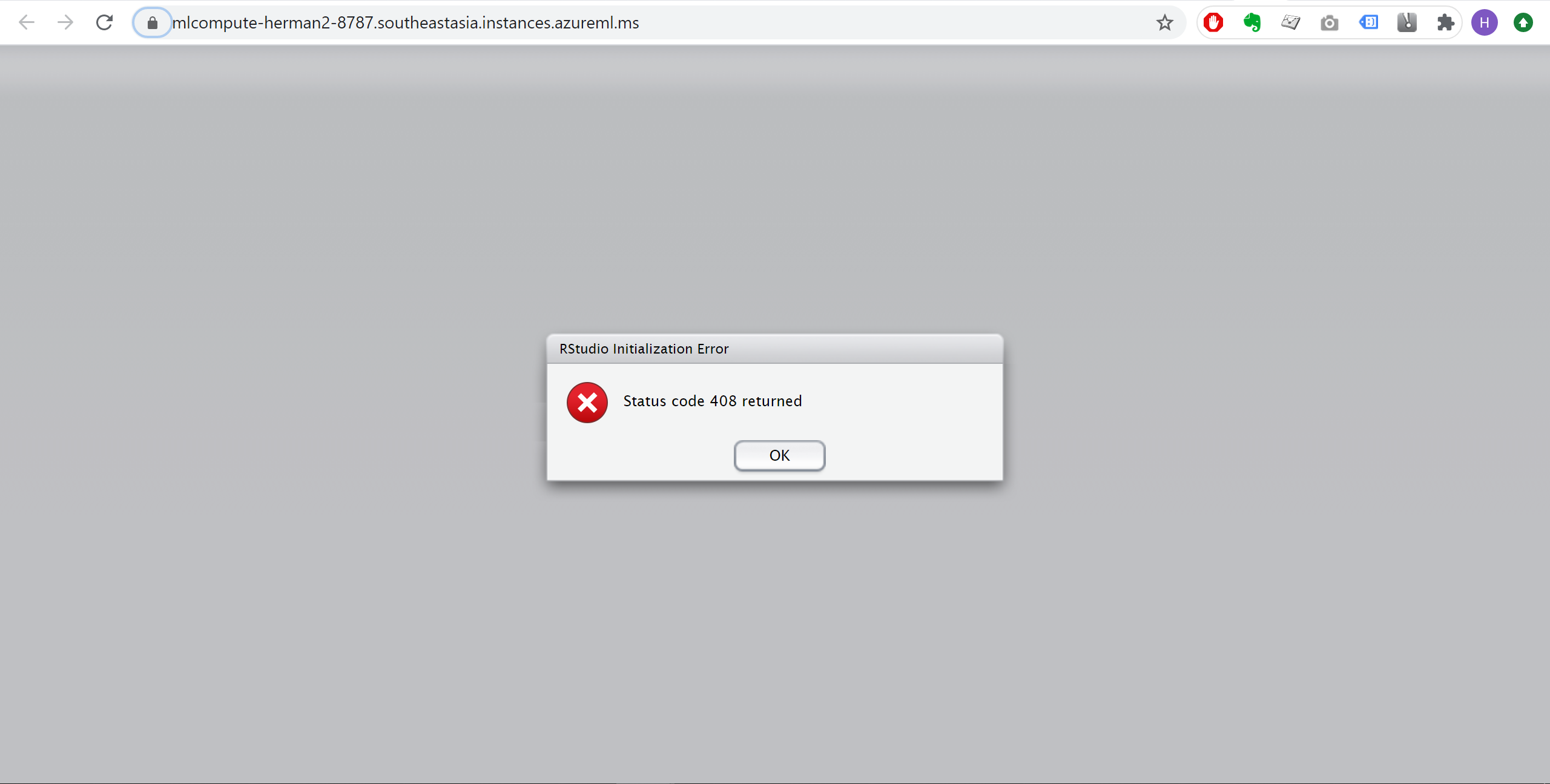 Error 408 in RStudio compute instance · Issue #62221 · MicrosoftDocs/azure-docs · GitHub