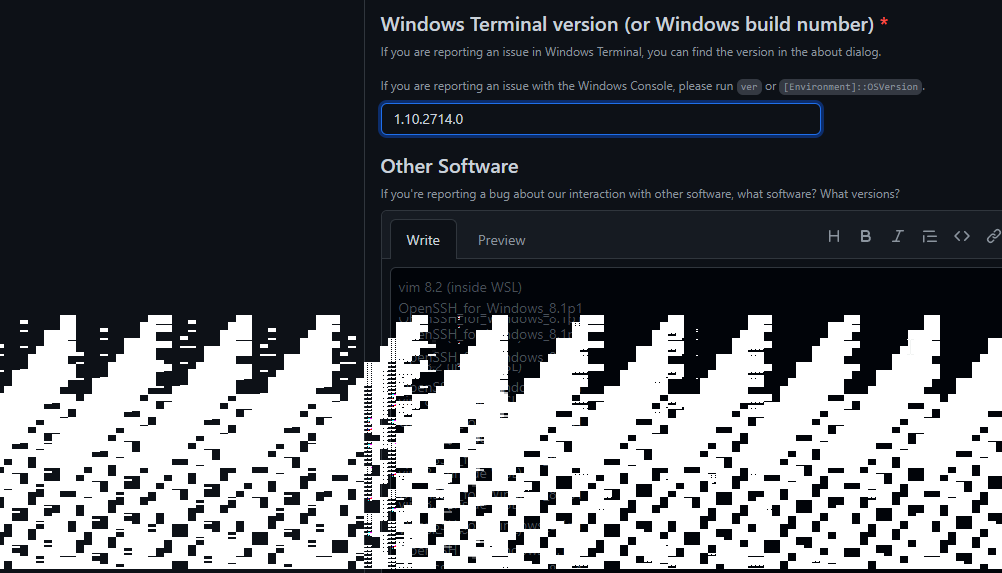 Scrolling corrupts the graphics memory · Issue #11530 · microsoft ...