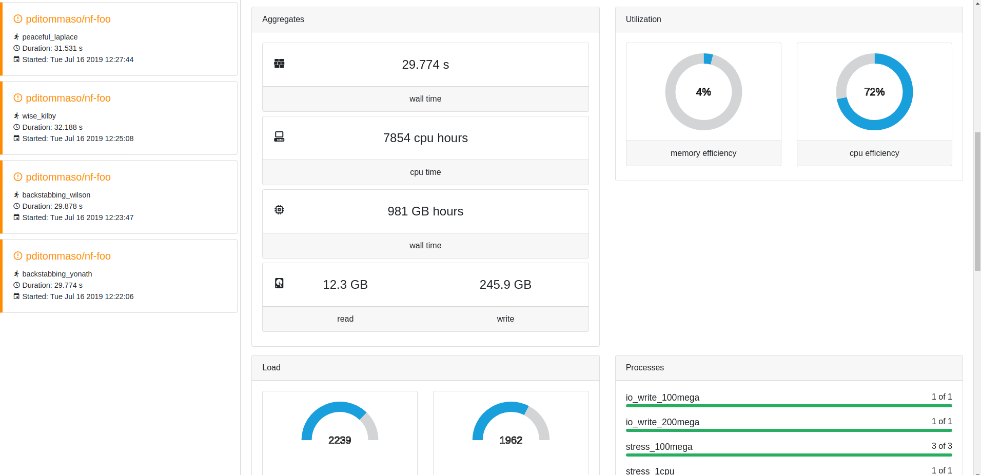 Workflow page second iteration · Issue #65 · seqeralabs/nf-tower · GitHub