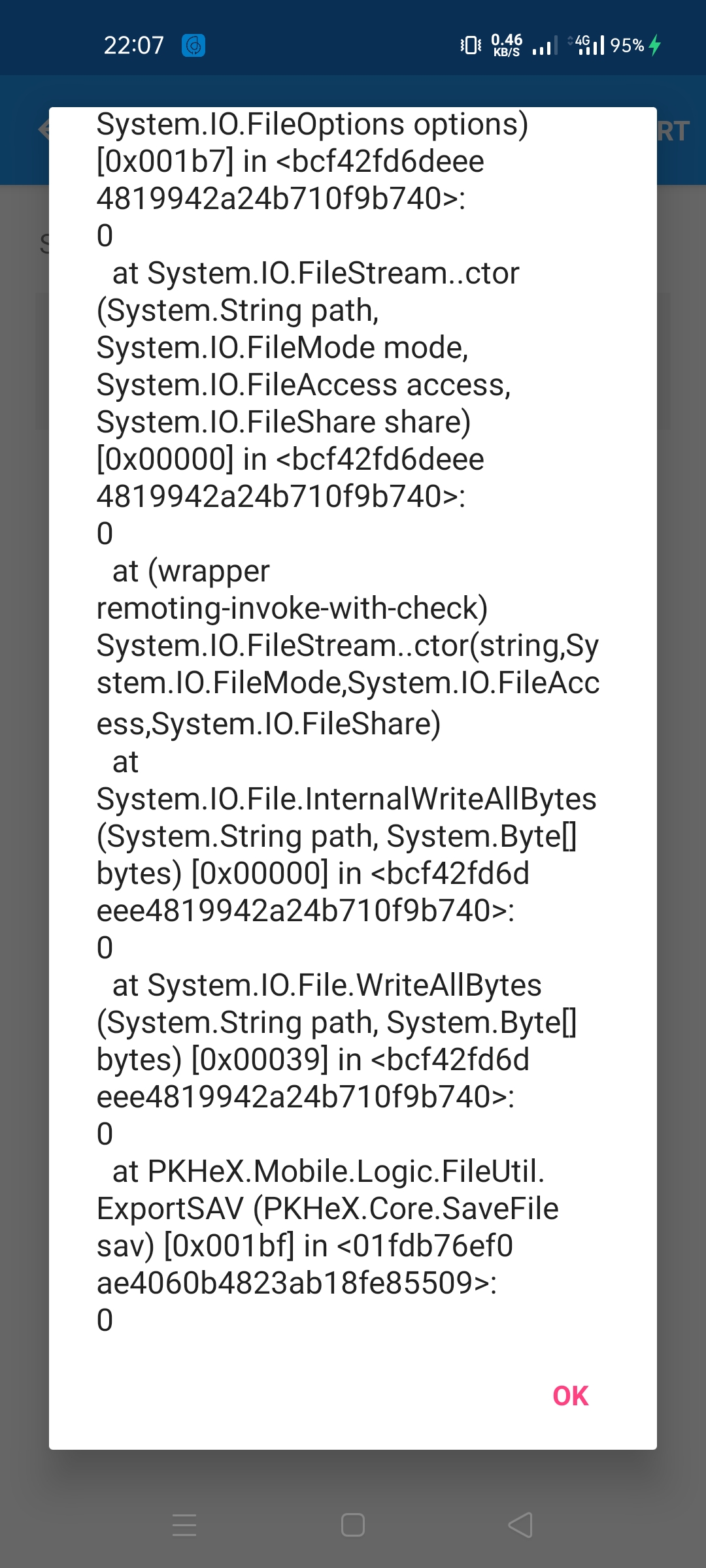 Get error while exported · Issue #3093 · kwsch/PKHeX · GitHub