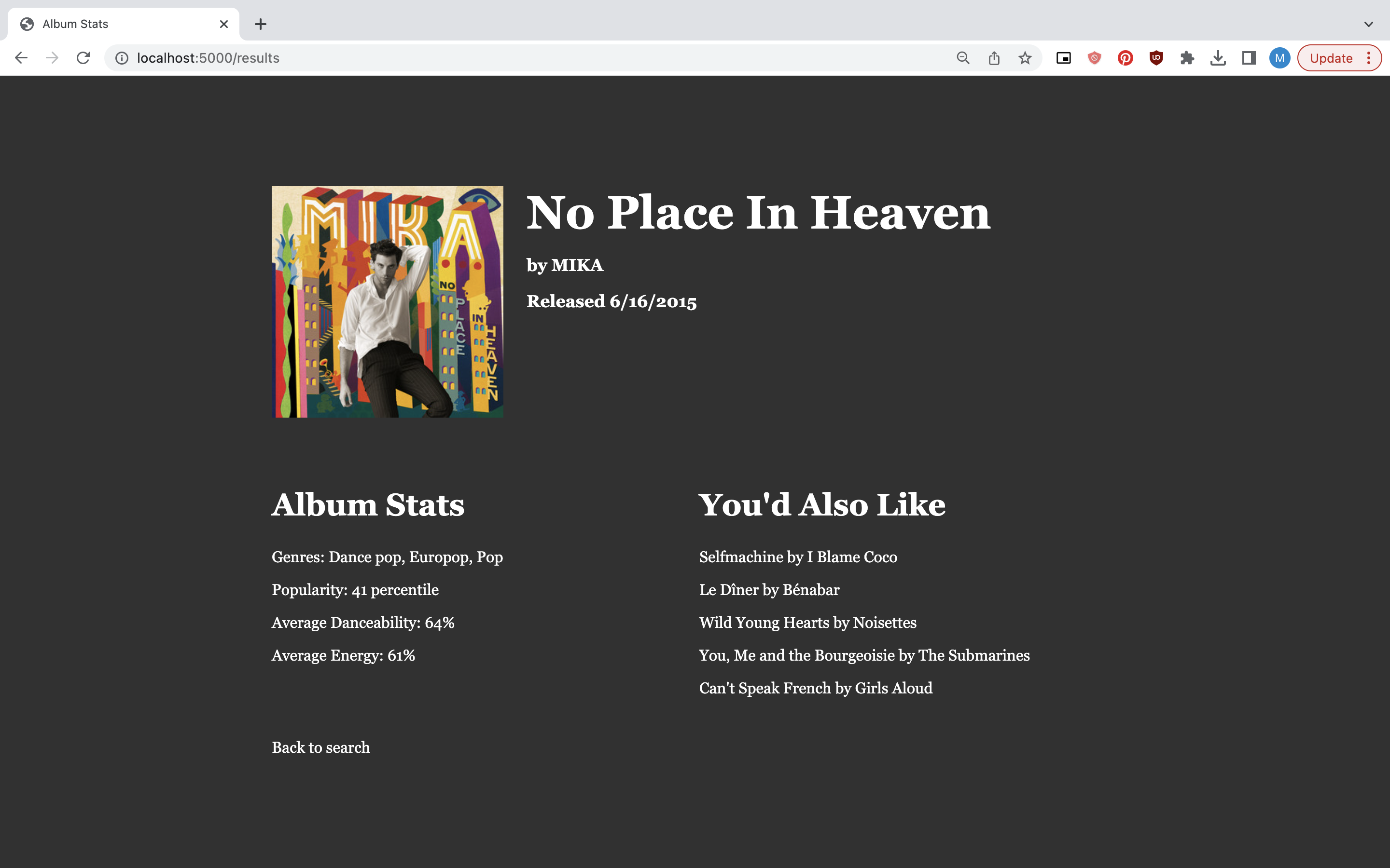 GitHub - mmignola/Spotify-Project: I created this project to get experience working with an API ...