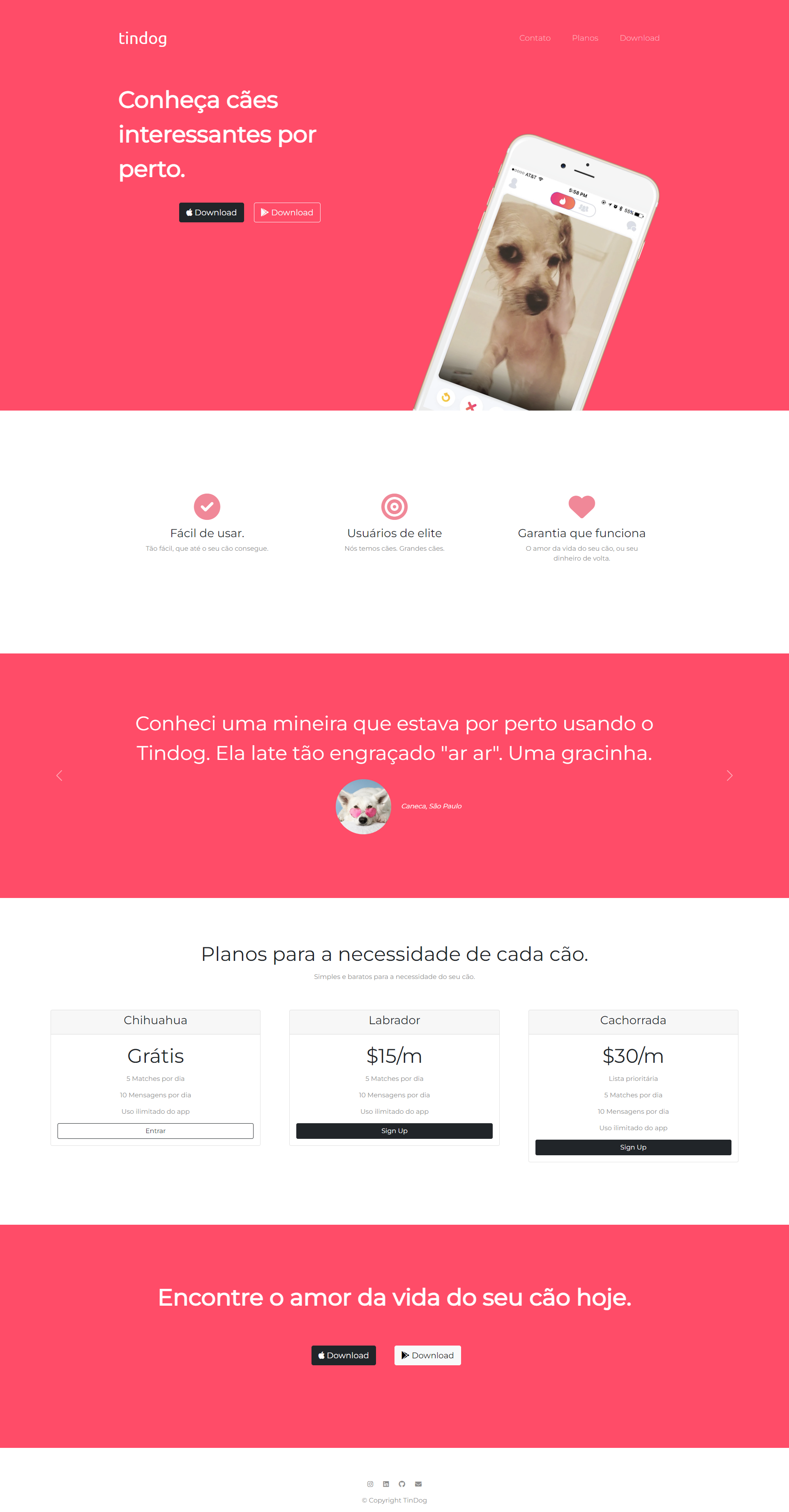 GitHub - V1ctorBarbosa/Tindog: Website made with Bootstrap 5