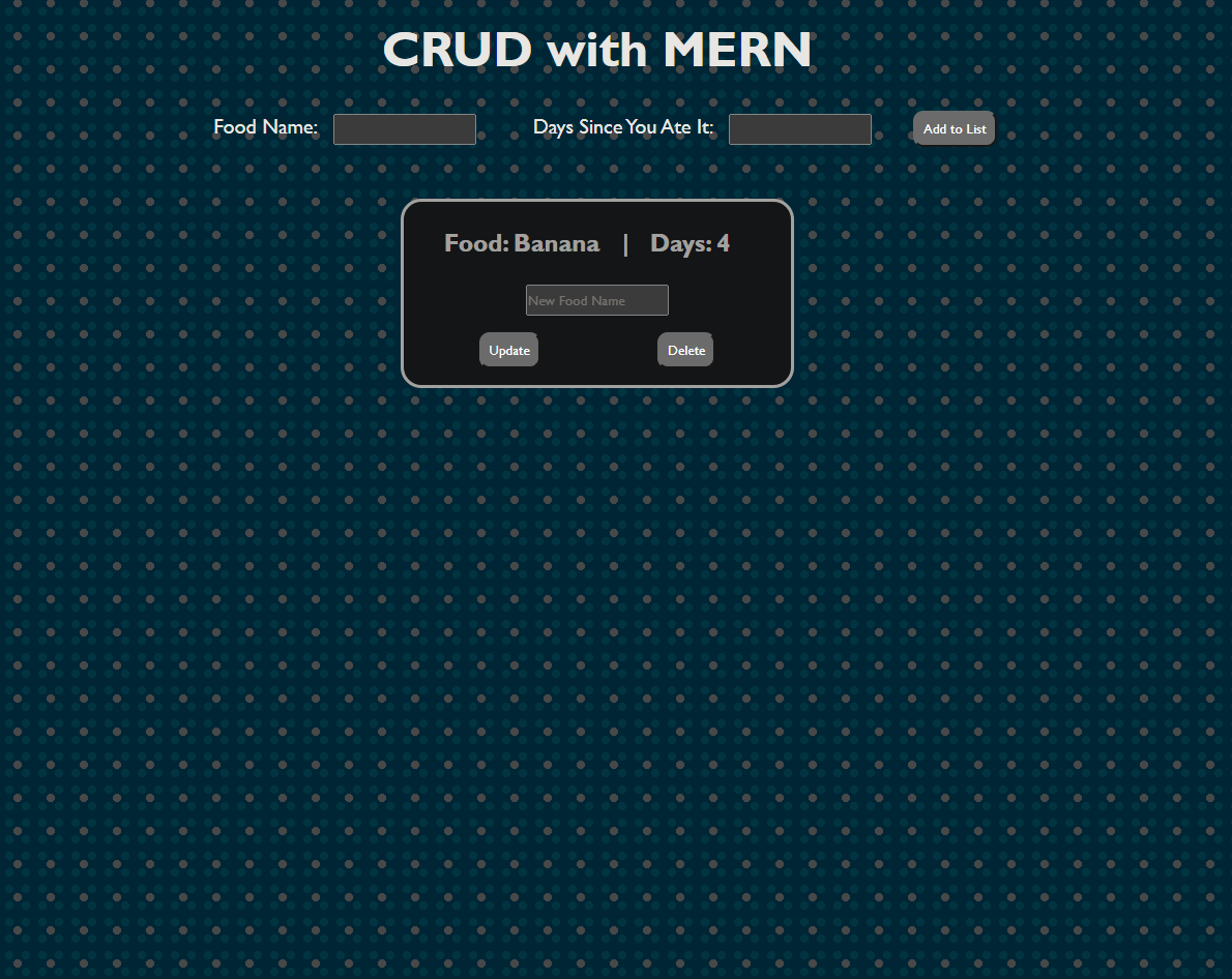 GitHub - V1ctorBarbosa/CRUD-MERN: A simple CRUD application made with ...