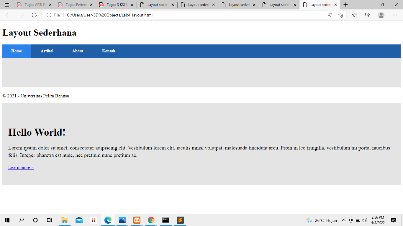 GitHub - monicafabiolapasaribu/Lab4Web