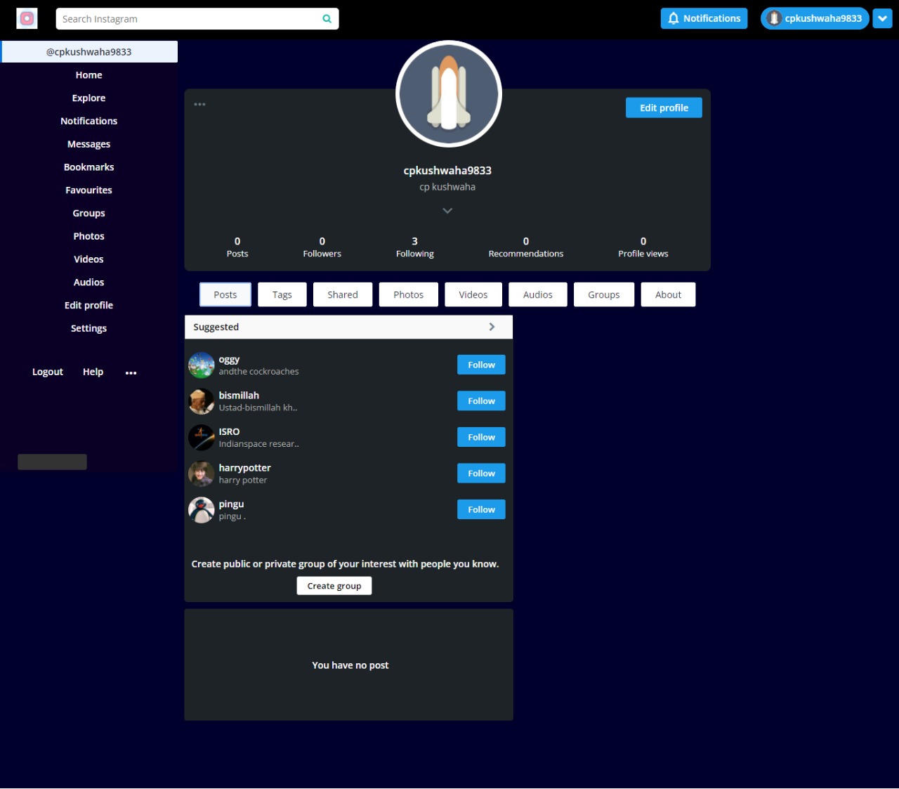 GitHub - cpkushwaha9833/instagram_web_clone
