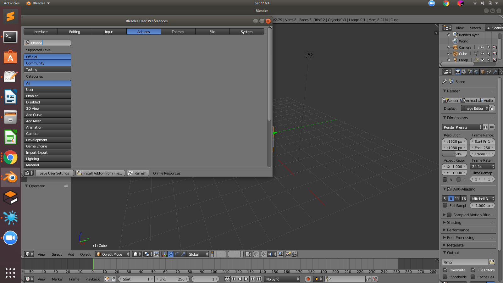 Canno't see Phobos in the addons in Ubuntu 18.04 · Issue #197 · dfki-ric/phobos · GitHub