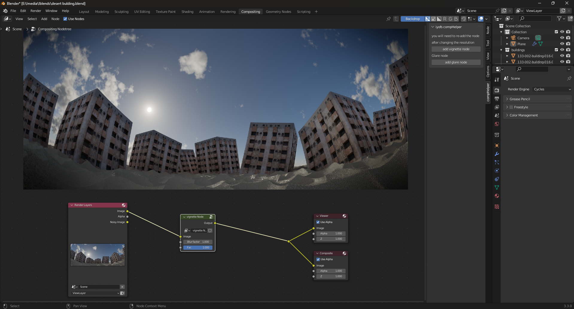 GitHub - iyofss/compify: Compify is a Blender addon, It adds some basic compositing nodes, yet ...