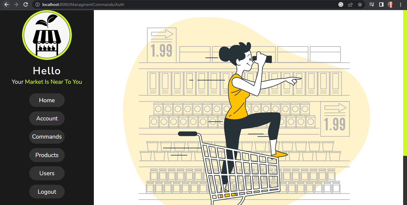 Github Basmaakarcommands Managment Managment Market Using Jpa And Servlets Using Mysql As