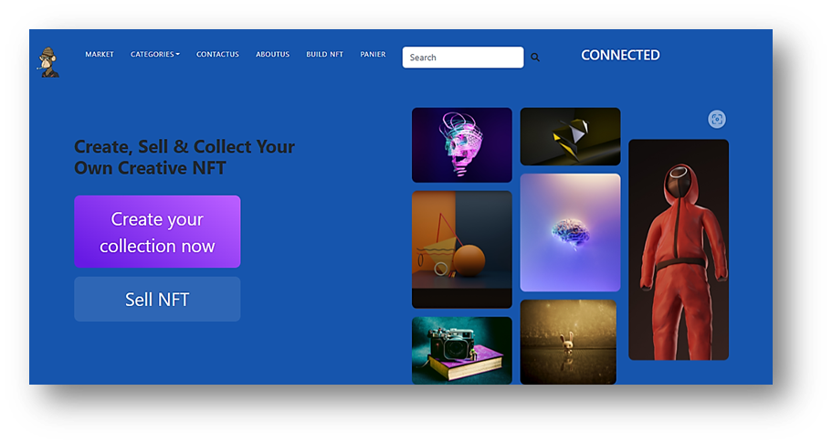 GitHub - BasmaAkar/NFT-Marketplace: Tools: Spring boot, Solidity ,Micro Services , Angular ...