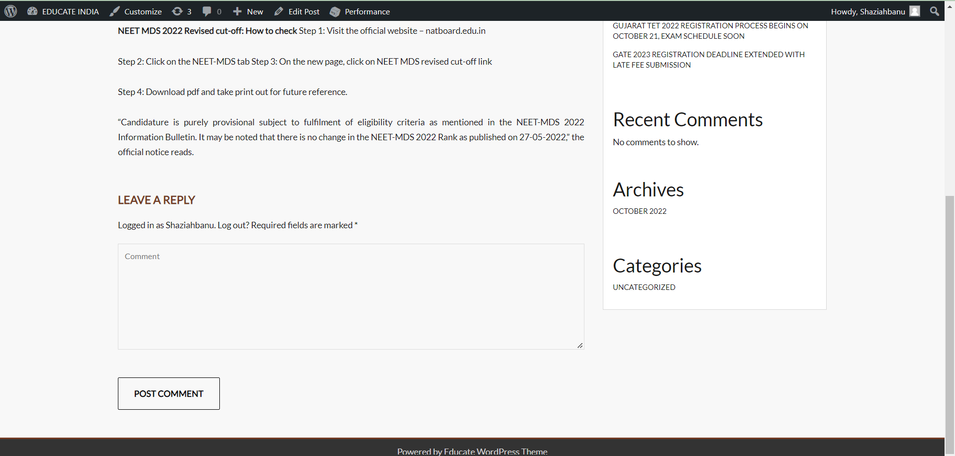 GitHub - 19471A0448/EducateIndia: Educate India wesite is a resource for all people for good ...