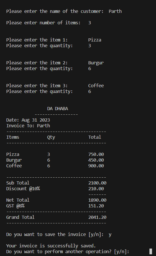 GitHub - The-Parth-Choudhary/Invoice-Generator