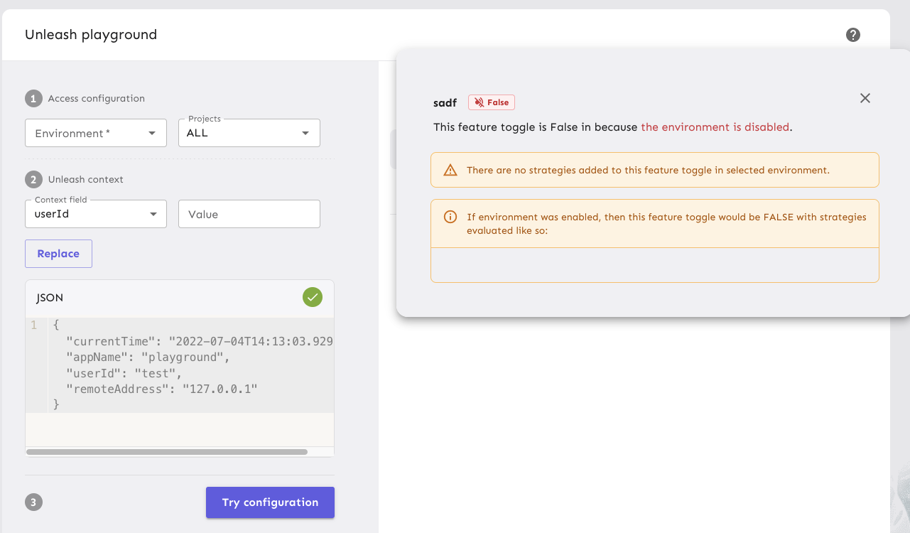 Playground Environment Bug · Issue #3398 · Unleash/unleash · GitHub