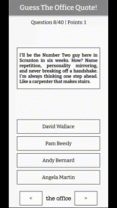 GitHub - AleksanderWieland/The-Office-Quiz: The Office Quiz made in Flutter
