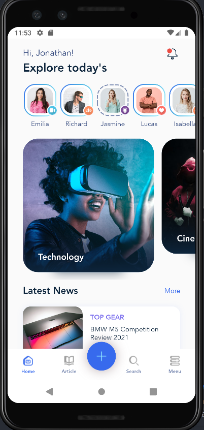 GitHub - esmaeil-koohi/ui_BlogClub_application: A beautiful and professional user interface of a ...