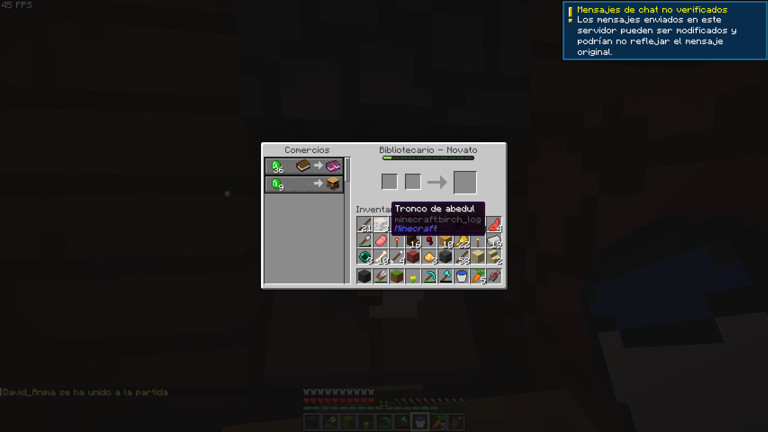 Minecraft 1 20 1 Client Doesn T Show 1 20 2 Villager Trades · Issue 594 · Viaversion