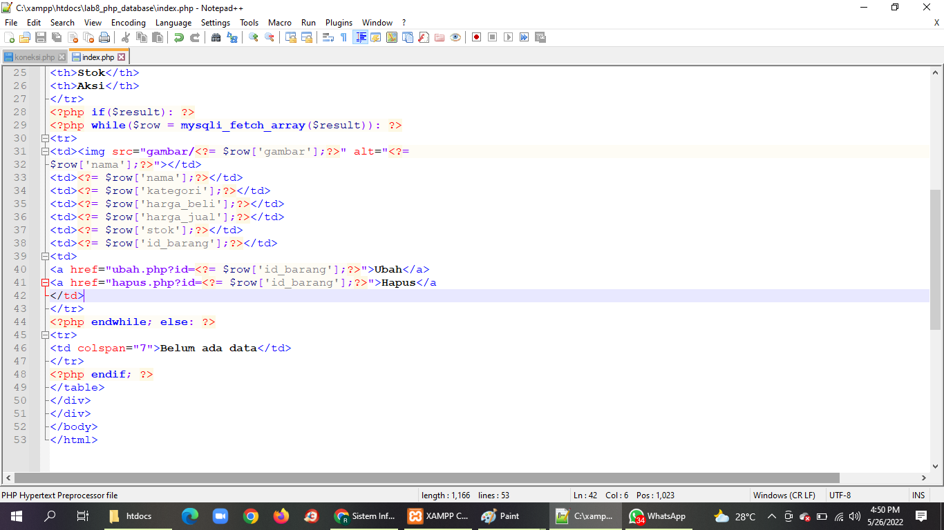 GitHub - aradenkodrat/lab8_php_database