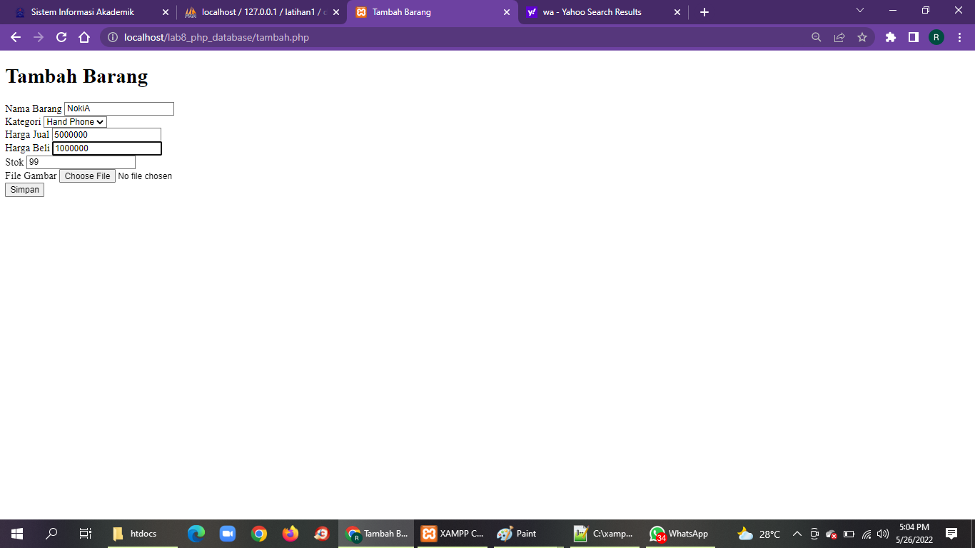 GitHub - aradenkodrat/lab8_php_database