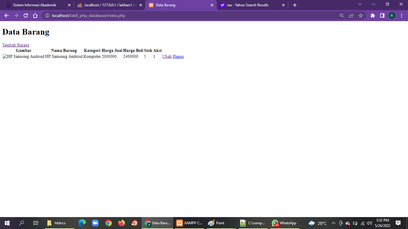 GitHub - aradenkodrat/lab8_php_database