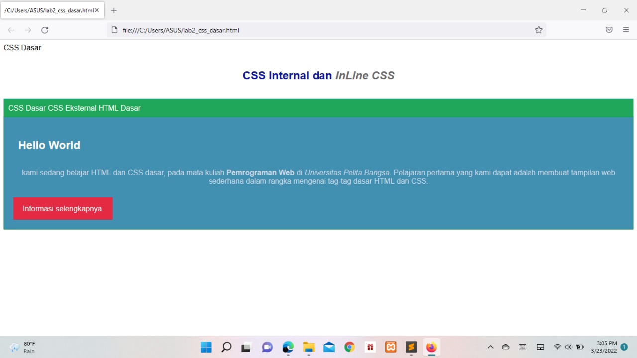 GitHub - DaniarSyifa/Lab2Web