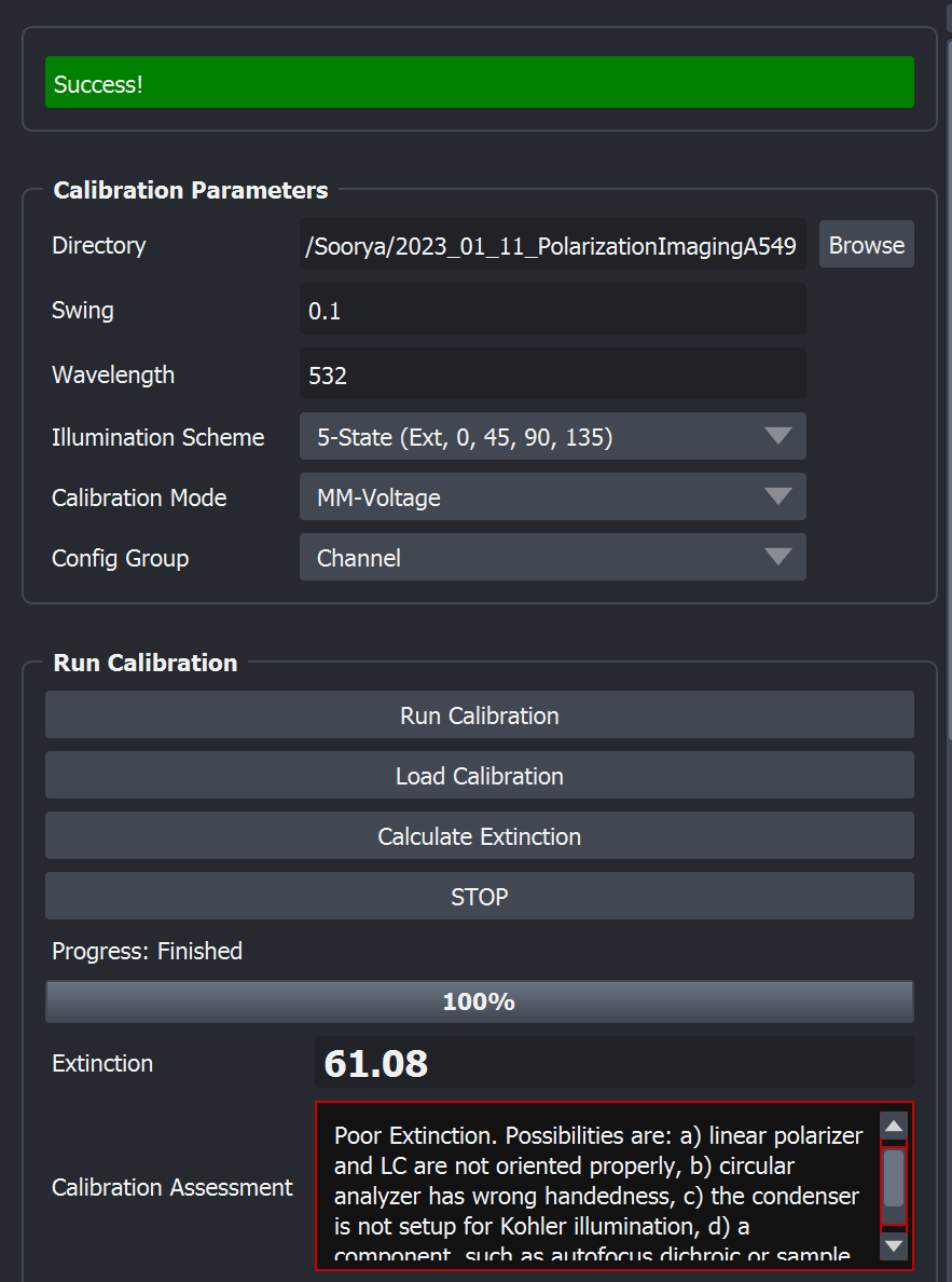 Extinction coefficient increasing with reducing swing · Issue #305 · mehta-lab/recOrder · GitHub