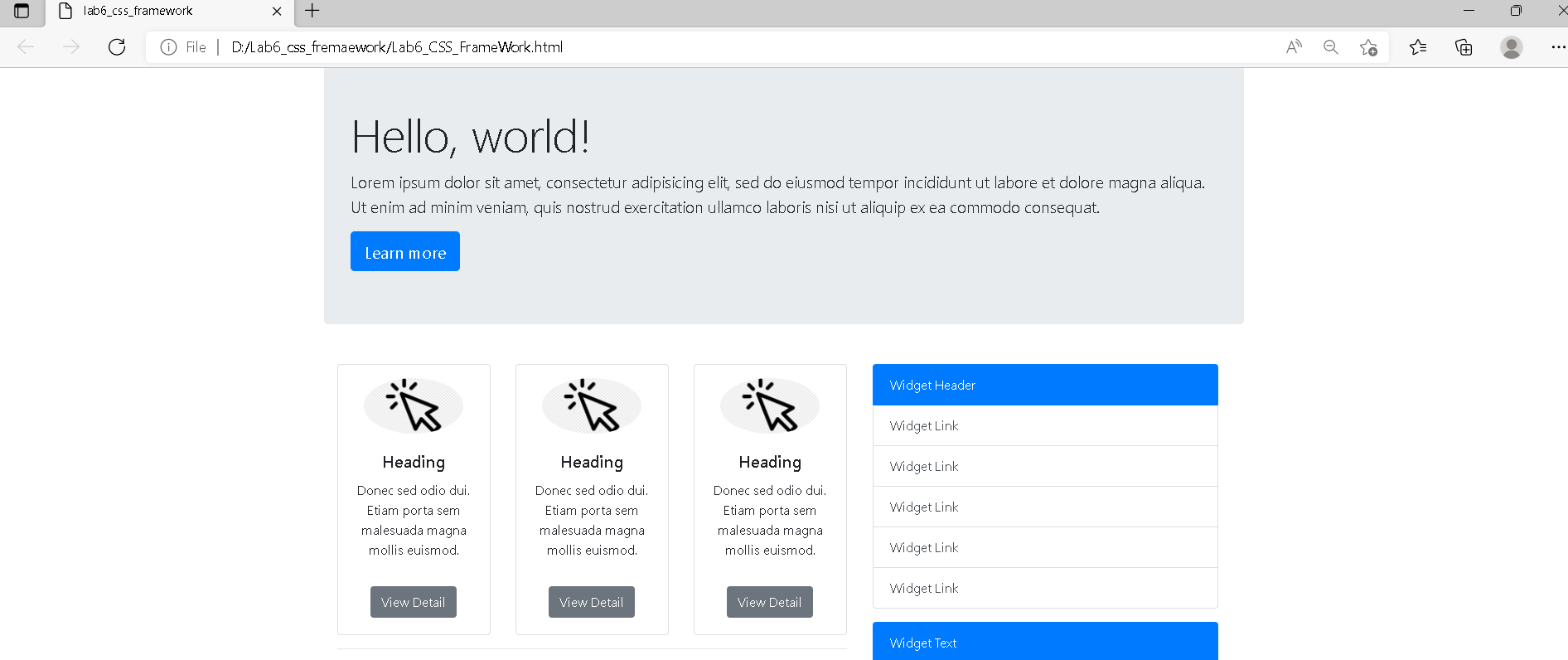 GitHub - ArdiAbdurrahman/Lab6_CSS_FrameWork