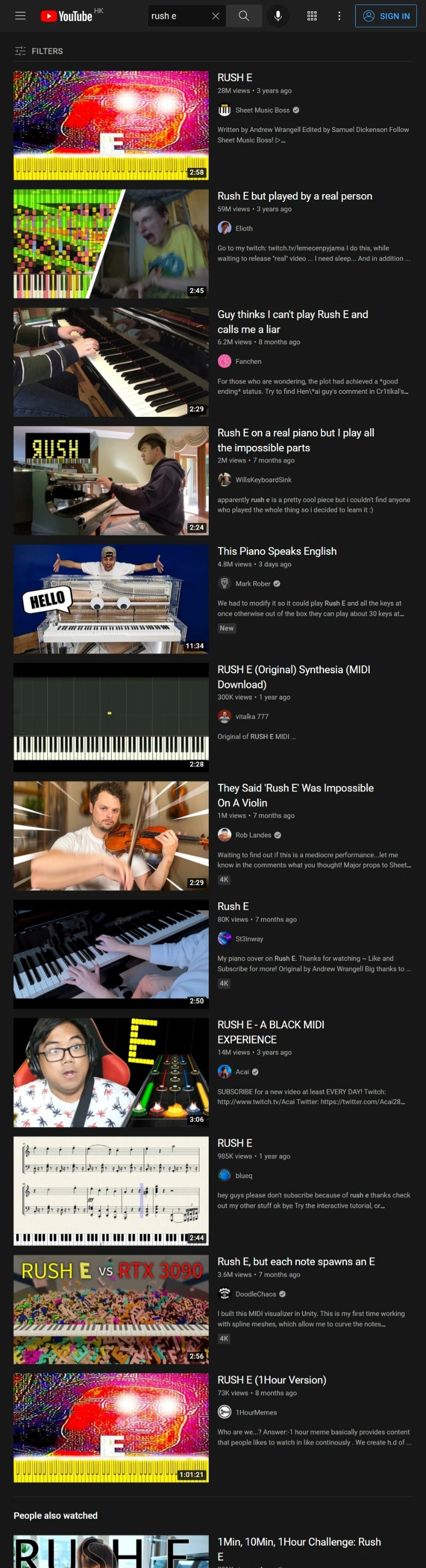 Search results only show results from "People also watched" category · Issue #172 · VueTubeApp ...