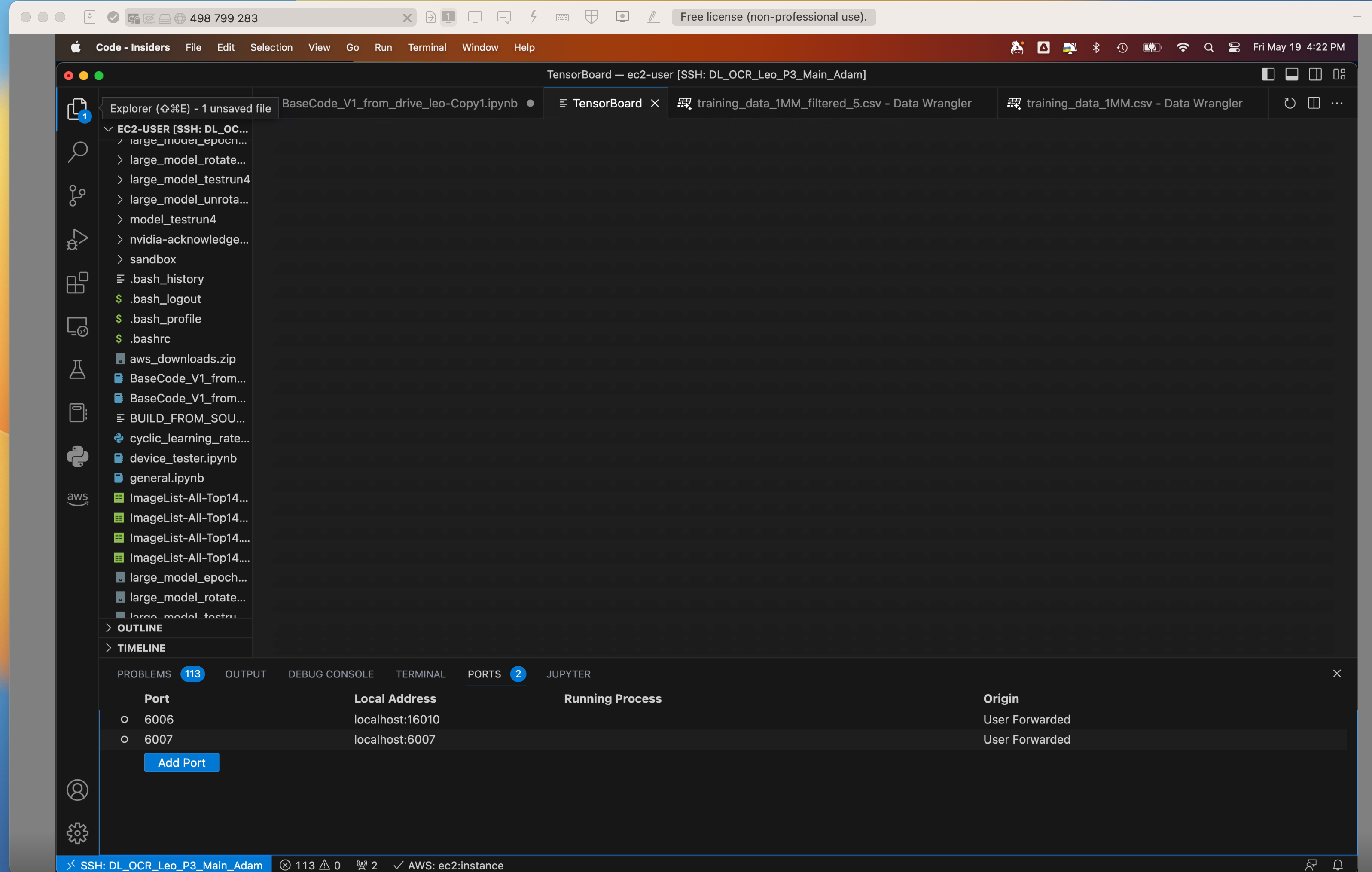 Tensorboard Launches With A Dark Blank Screen · Issue 13545 · Microsoftvscode Jupyter · Github 