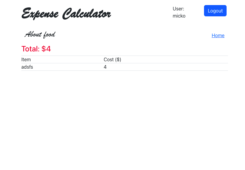 GitHub - soojp/Expense-Calculator