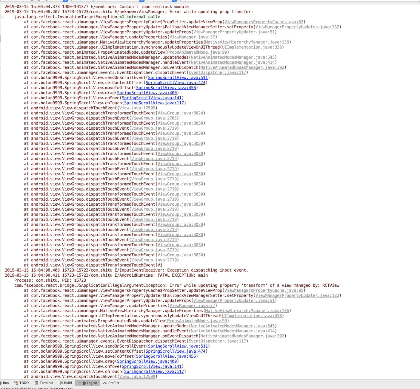 安卓9.0真机/模拟器闪退 · Issue #254 · bolan9999/react-native-largelist · GitHub