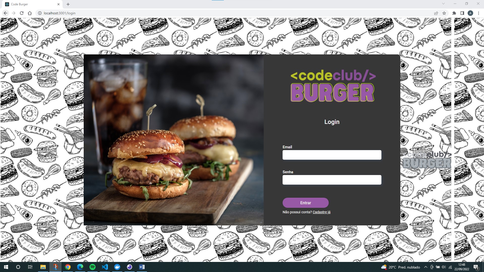 GitHub - DevAngelRuiz/code-burger-interface