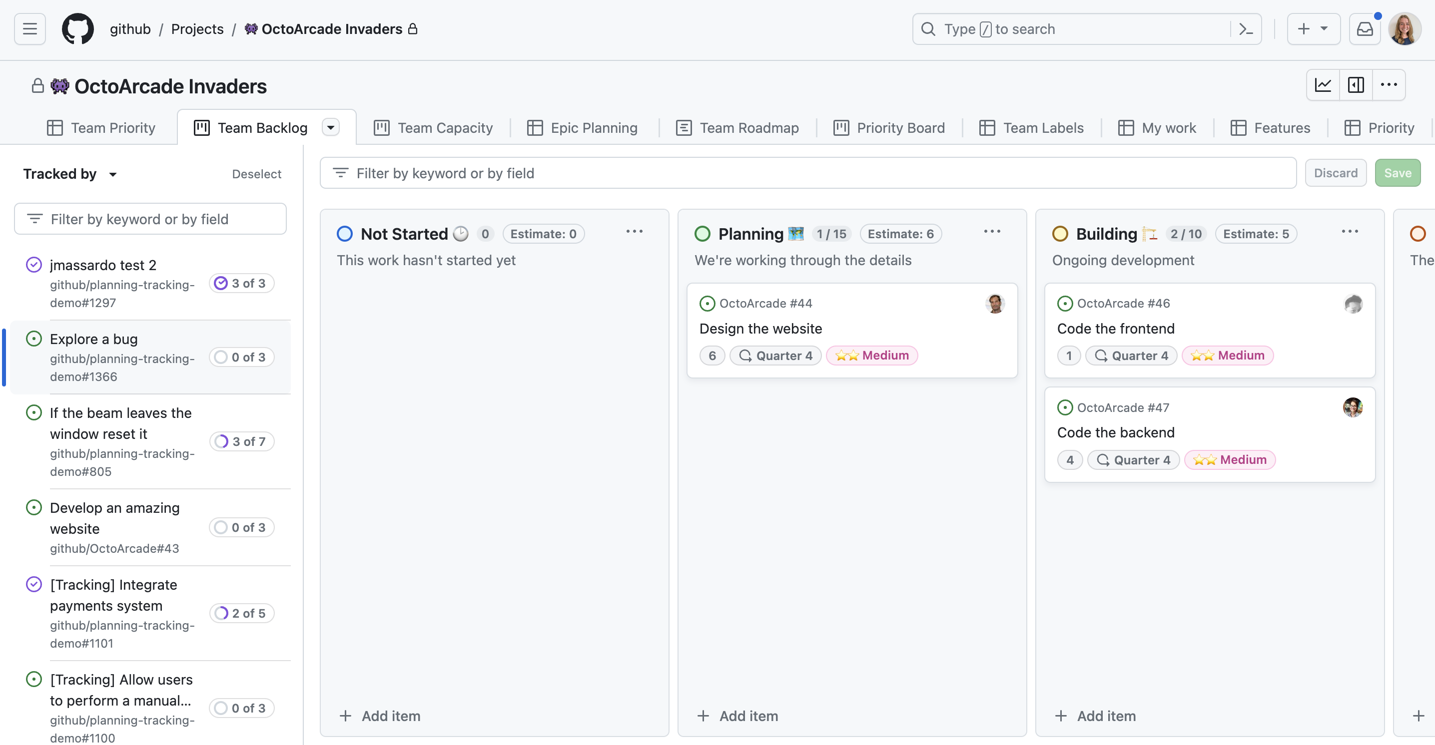 Projects - SubTasks - Group When Displayed on Project Board · community ...