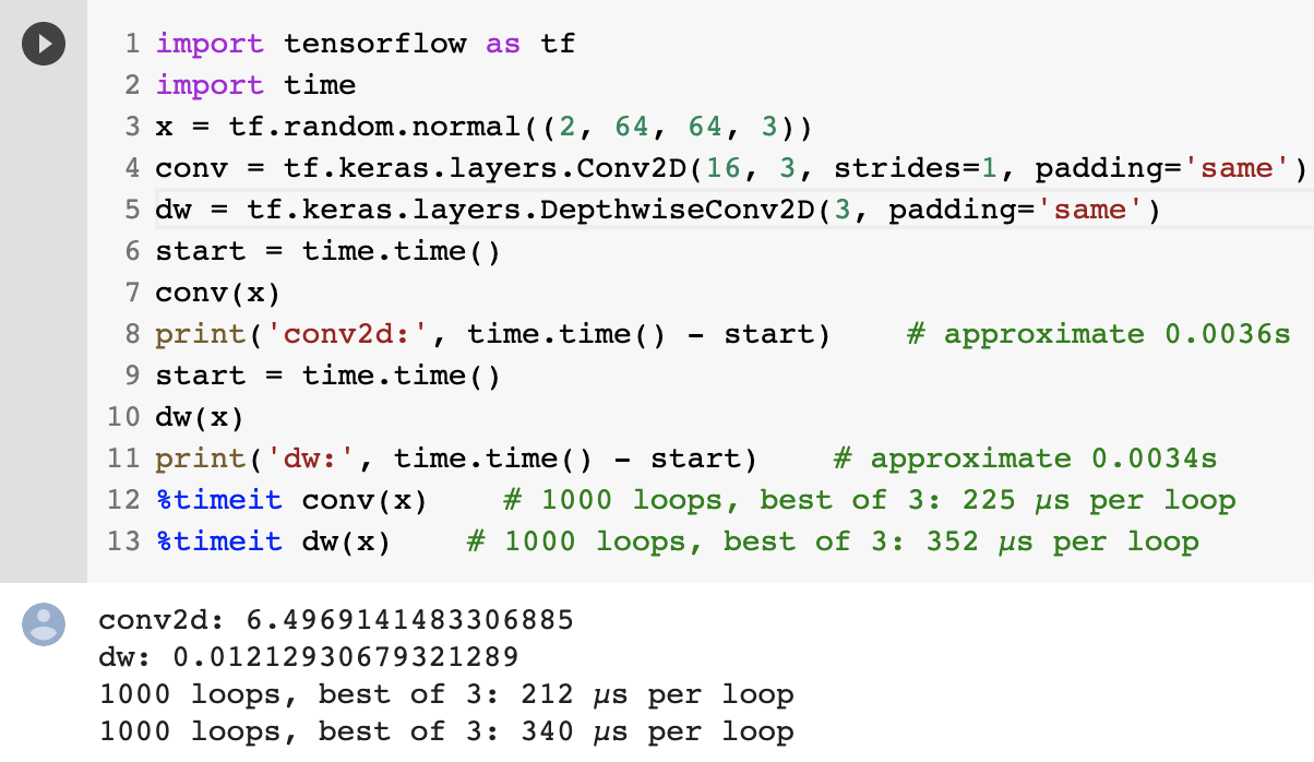 `depthwiseconv2d` Is No Faster Than `conv2d` · Issue 42172 · Tensorflowtensorflow · Github 