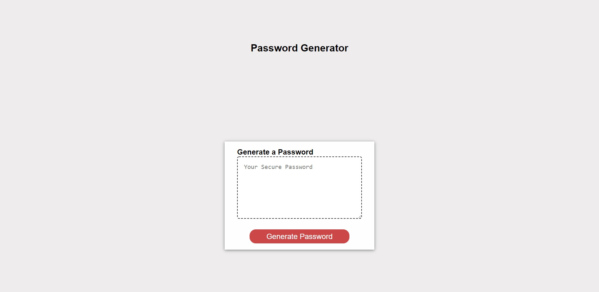 GitHub - kkmusau/PasswordGenerator