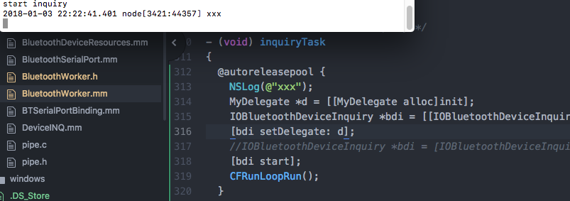 macOS 10.13 Exception NSInvalidArgumentException · Issue #169 · eelcocramer/node-bluetooth ...