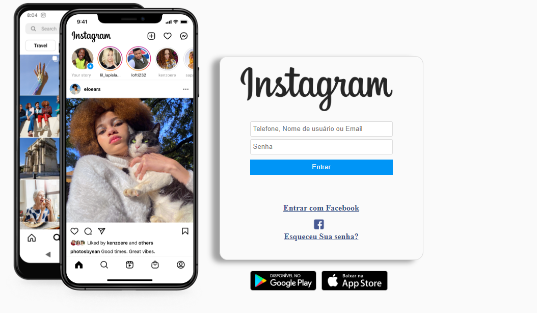 GitHub - Gunstacker/Login-Screen: Tela de login baseada no instagram ...