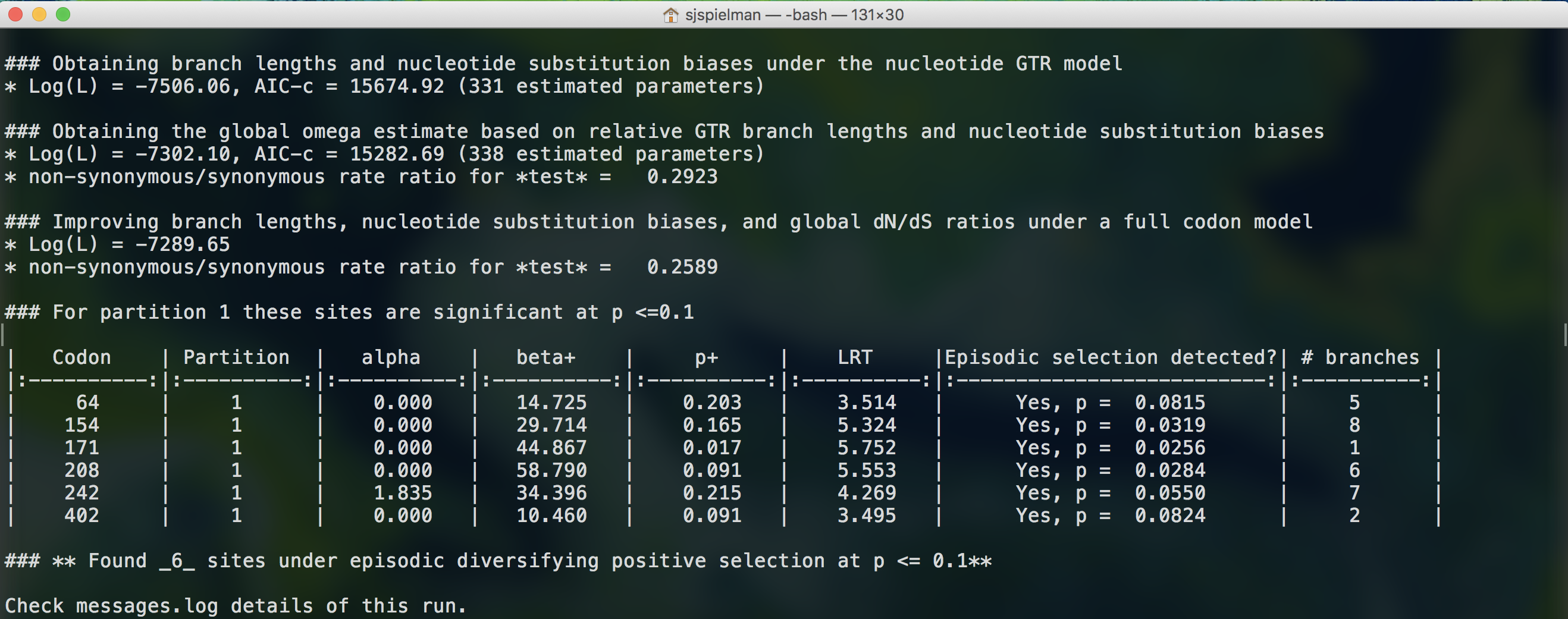 Basic questions related to Datamonkey Selection Tools · Issue #804 · veg/hyphy · GitHub