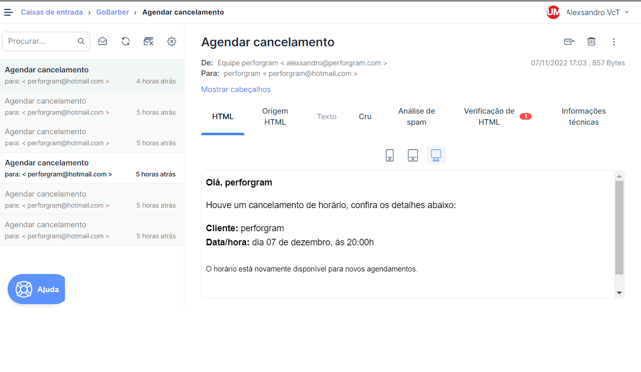 GitHub - AlexsandroVcT/-User-Scheduling-System: Sistema de agendamento com Cadastro de usuario ...