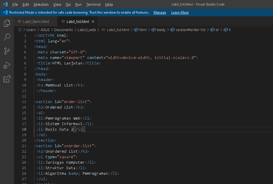 GitHub - ArdiAbdurrahman/Lab3_web