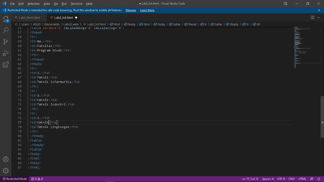 GitHub - Nelviana/Lab3_Web