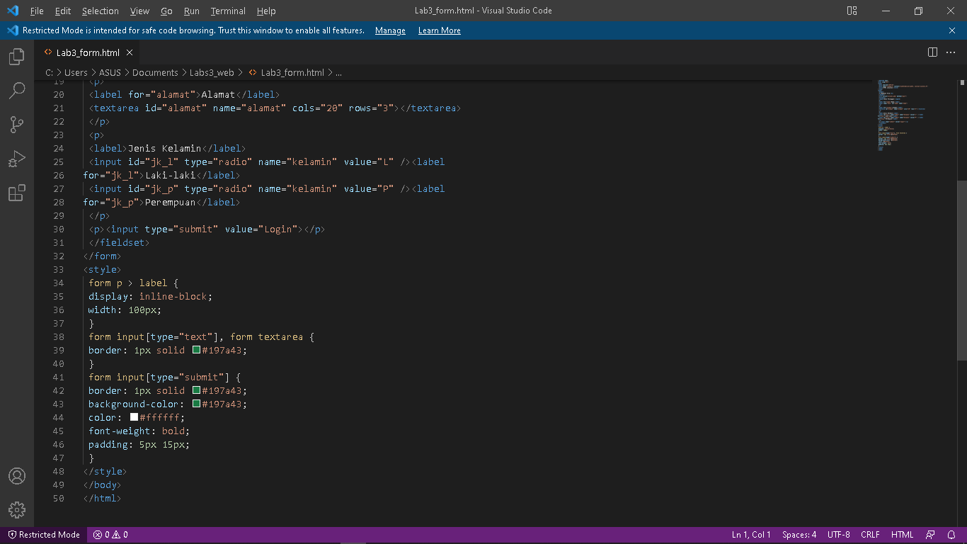 GitHub - ArdiAbdurrahman/Lab3_web