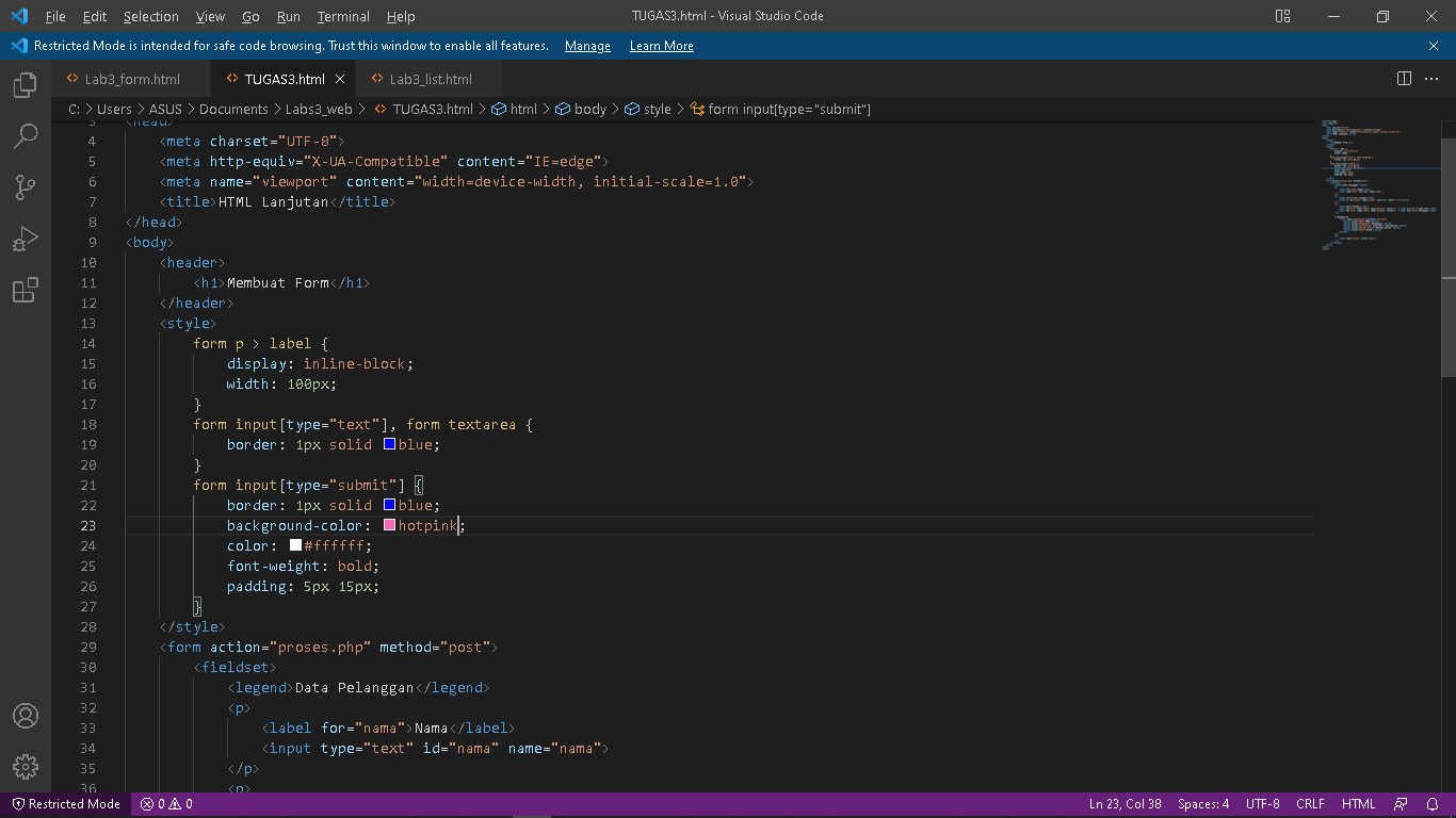 GitHub - Nelviana/Lab3_Web