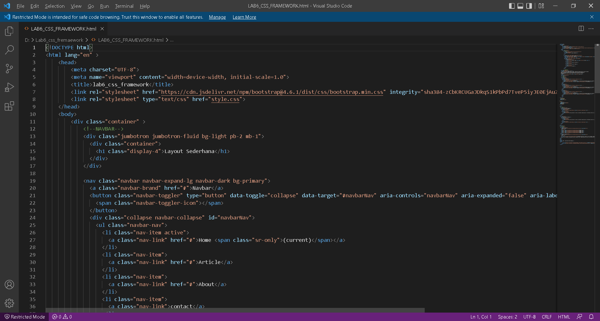 GitHub - ArdiAbdurrahman/Lab6_CSS_FrameWork