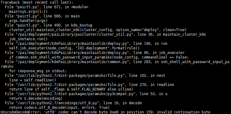 when i bootup k8s and start pai service i got this filed :( · Issue #1690 · microsoft/pai · GitHub