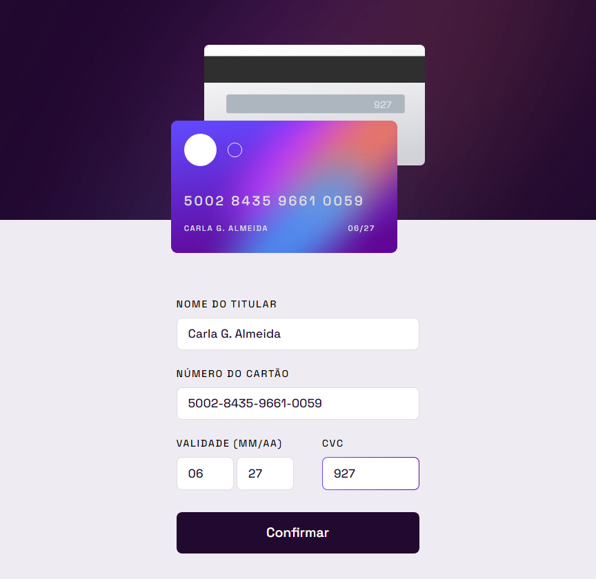 GitHub - itsguim/interactive-creditcard: Credit card form with interactive card details and ...