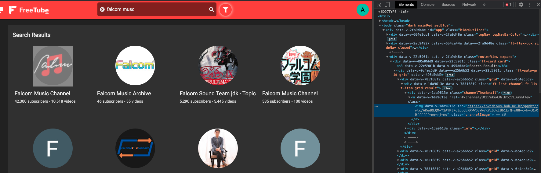 Invidious API not used for channels thumbnails in Search · Issue #1476 ...